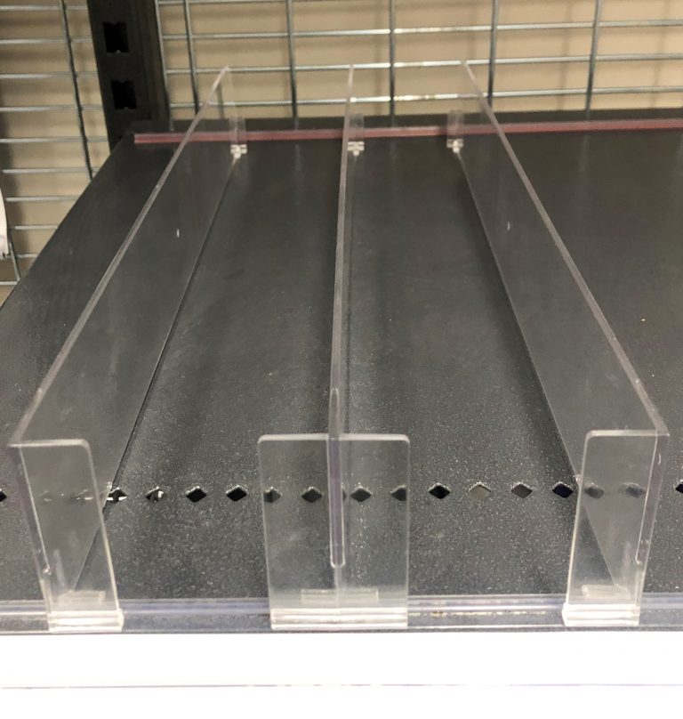 Left, Right, Middle Stopper Shelf Dividers