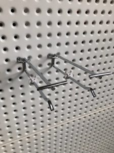 White Inventory Control Clips