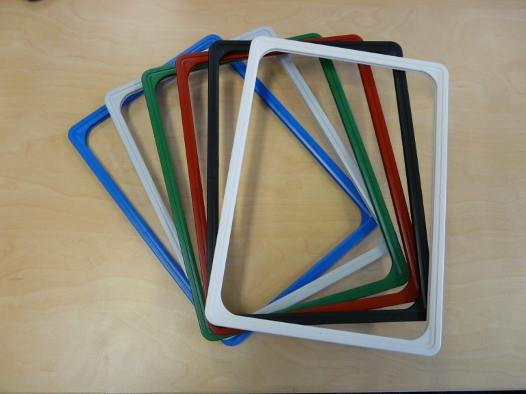 A4 Ticket Frame Kit - Metal Pole & Base - Bricor